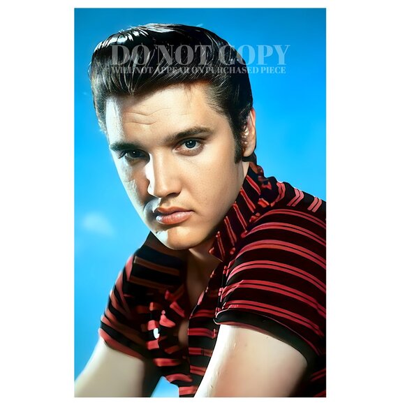 Elvis | Wall Decor | Elvis Presley Photograph 1 X 17 Rare 1956 Portrait ...